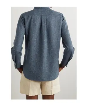 Chloé Long-sleeved Wool Tweed Shirt