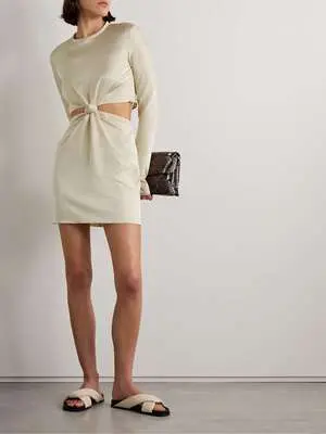 Nanushka Long-sleeved Cut-out Dress