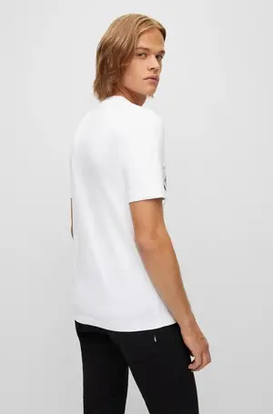 Hugo Boss Illustration-style Logo-print T-shirt