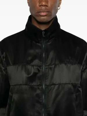 Saint Laurent Zip-up Teddy Jacket With Embroidered Logo