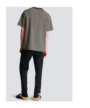 Balmain Pb Labyrinth Jacquard T-shirt - Black
