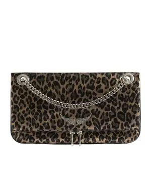 Zadig&Voltaire Leopard-printed Leather Shoulder Bag