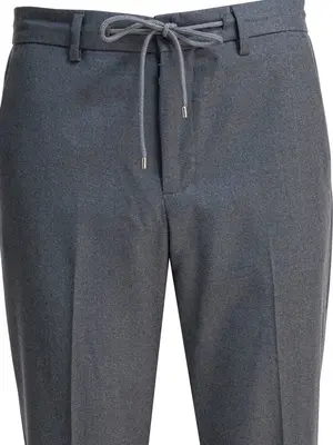 BRIGLIA 1949 Paloma Drawstring Trousers - Black