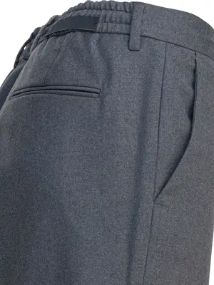 BRIGLIA 1949 Paloma Drawstring Trousers - Black
