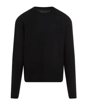 TOM FORD Long-sleeved Crewneck Jumper - Black