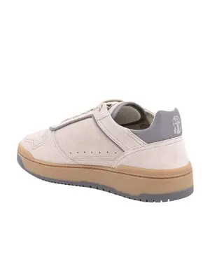 Brunello Cucinelli Logo-patch Suede Lace-up Sneakers