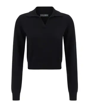 Dolce & Gabbana Cashmere Polo Top