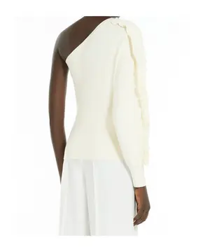 Max Mara Asymmetric One-sleeved Knitted Jumper