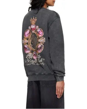 Off-White Royal Jewels Sweatshirt - Black
