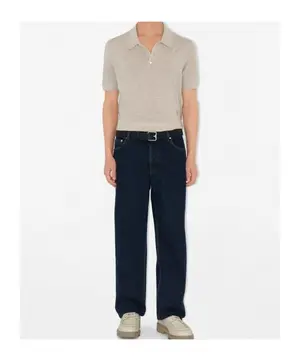 Burberry Logo Patch Straight-leg Jeans