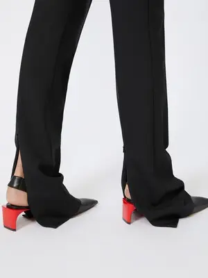 Sportmax Pleated Straight Leg Trousers