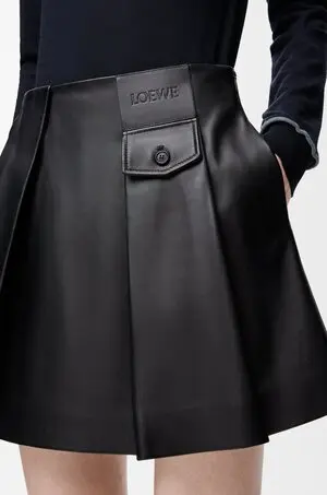 Loewe Pocket Pleated Mini Skirt