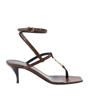 Saint Laurent Cassandra Open Toe Stiletto Sandals