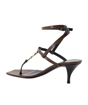 Saint Laurent Cassandra Open Toe Stiletto Sandals
