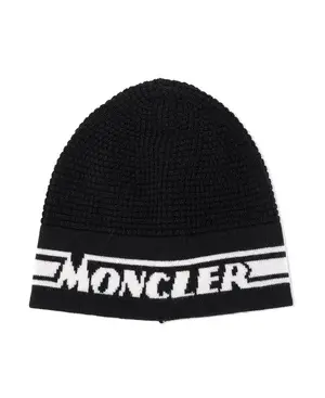 Moncler Logo Jacquard Knit Beanie
