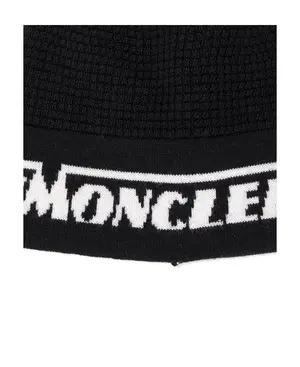Moncler Logo Jacquard Knit Beanie