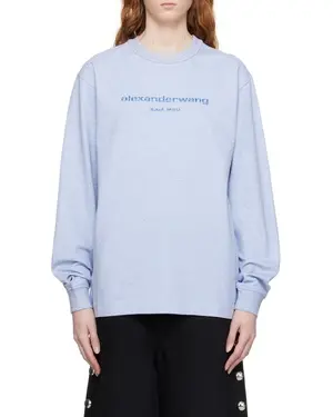 Alexander Wang Logo-print Cotton T-shirt