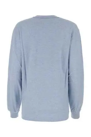 Alexander Wang Puff Logo Long Sleeved T-shirt - Blue