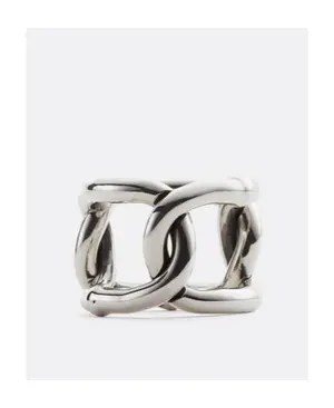 Bottega Veneta Logo Chain Ring