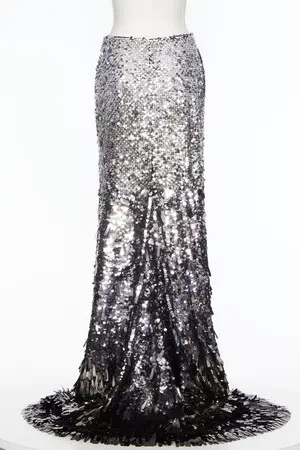 Valentino Garavani Sequined Embellished Trailing Extra-long Skirt