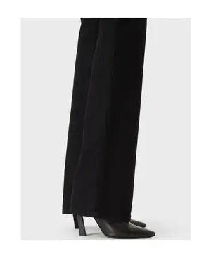 Emporio Armani Mid-waist Flared Jeans - Black