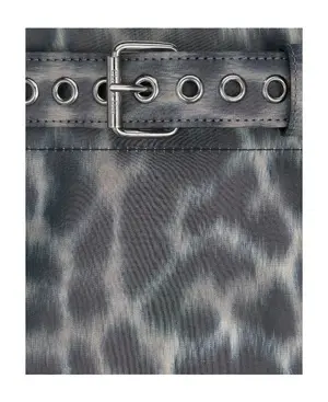 Dior Leopard Print Trumpet Skirt