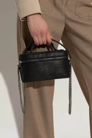 Stella McCartney Falabella Vanity Zipped Crossbody Bag - Black