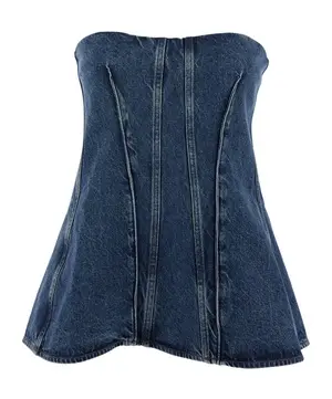 AGOLDE Lara Strapless Corset Top