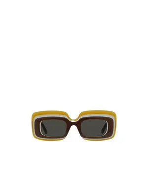 Loewe Rectangle Frame Sunglasses - Black