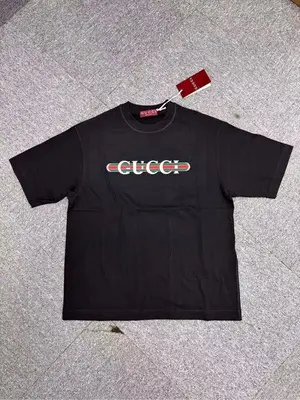 Gucci Logo Printed Jersey T-shirt
