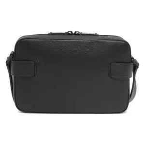 FERRAGAMO Gancini Buckled Messenger Bag - Black