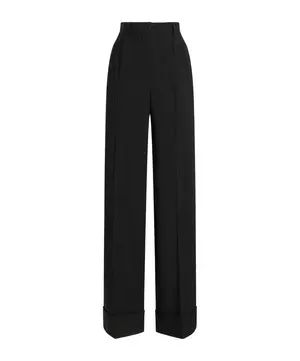 Dolce & Gabbana Bi-stretch Straight Leg Trousers - Black