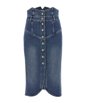 Elisabetta Franchi Denim Skirt