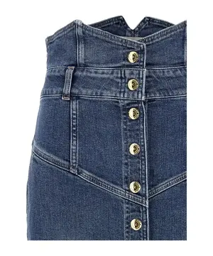 Elisabetta Franchi Denim Skirt
