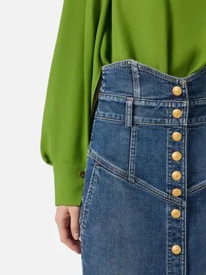 Elisabetta Franchi Denim Skirt