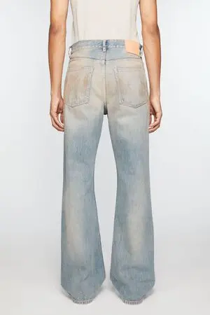 Acne Studios Logo Patch Distressed Jeans