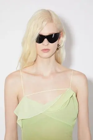 Acne Studios Ombré Ruffled Midi Dress