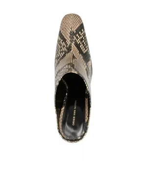 Dries Van Noten Square Toe Ankle Boots - Sandy Brown