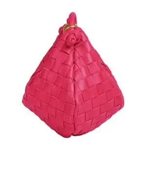 Bottega Veneta Woven Handbag With Gold Finish