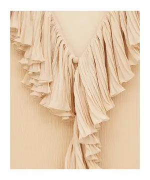 Saint Laurent Ruffled V-neck Blouse