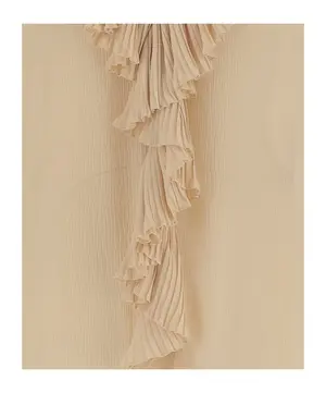 Saint Laurent Ruffled V-neck Blouse