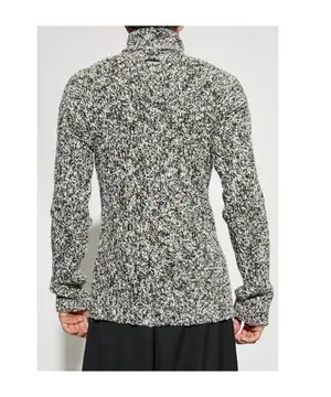 Dolce & Gabbana Logo Patch Turtleneck Knit Jumper