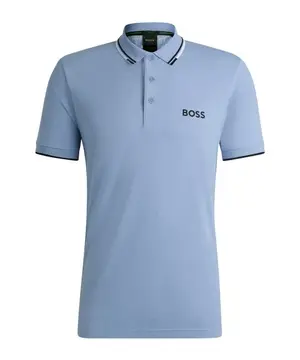 Hugo Boss Logo Embroidered Short-sleeved Polo Shirt