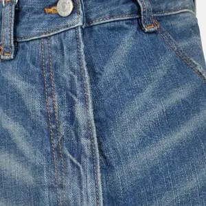 MAISON MARGIELA Twist Distressed Wide Leg Jeans