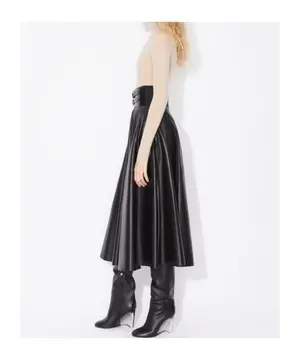 Alaïa High Neck Long Sleeve Bodysuit