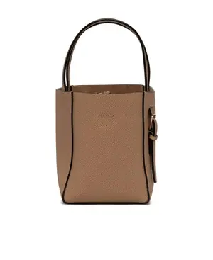 VALEXTRA Mini Soft Bucket Bag - Brown