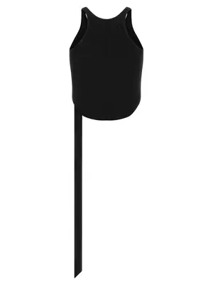 Rick Owens Basic Cropped Tank Top - Black
