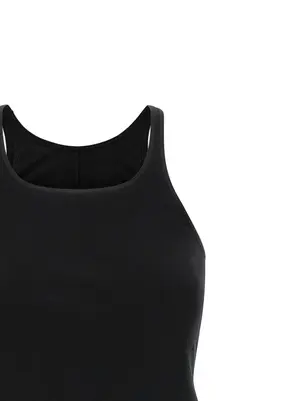 Rick Owens Basic Cropped Tank Top - Black