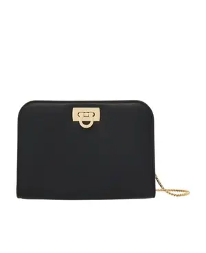 FERRAGAMO Gancini Chain Shoulder Bag