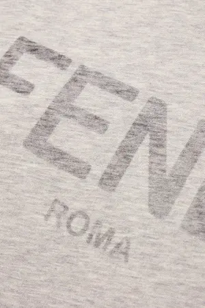 Fendi Logo Printed Crewneck T-shirt